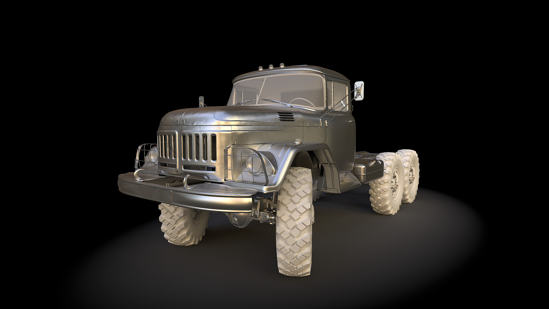 ArtStation - ZIL 131 Soviet truck / Зил 131 Радянська вантажівка WORK IN PROGRESS