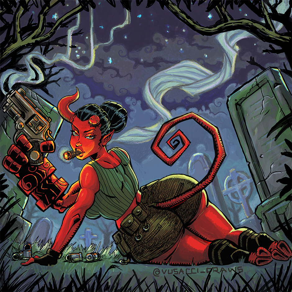 ArtStation - HellBoy fanart