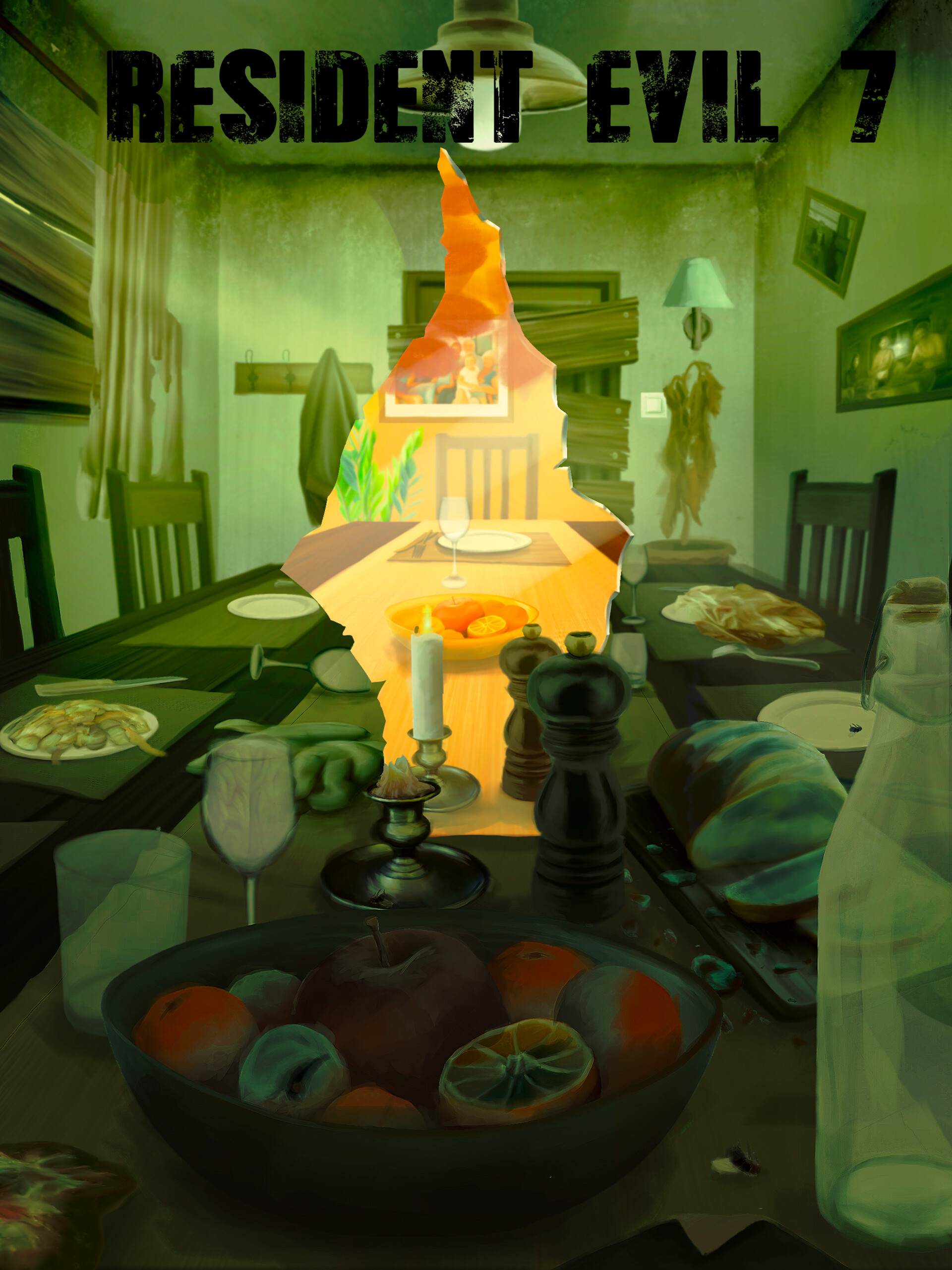 ArtStation - Resident Evil 7 Cover Fanart