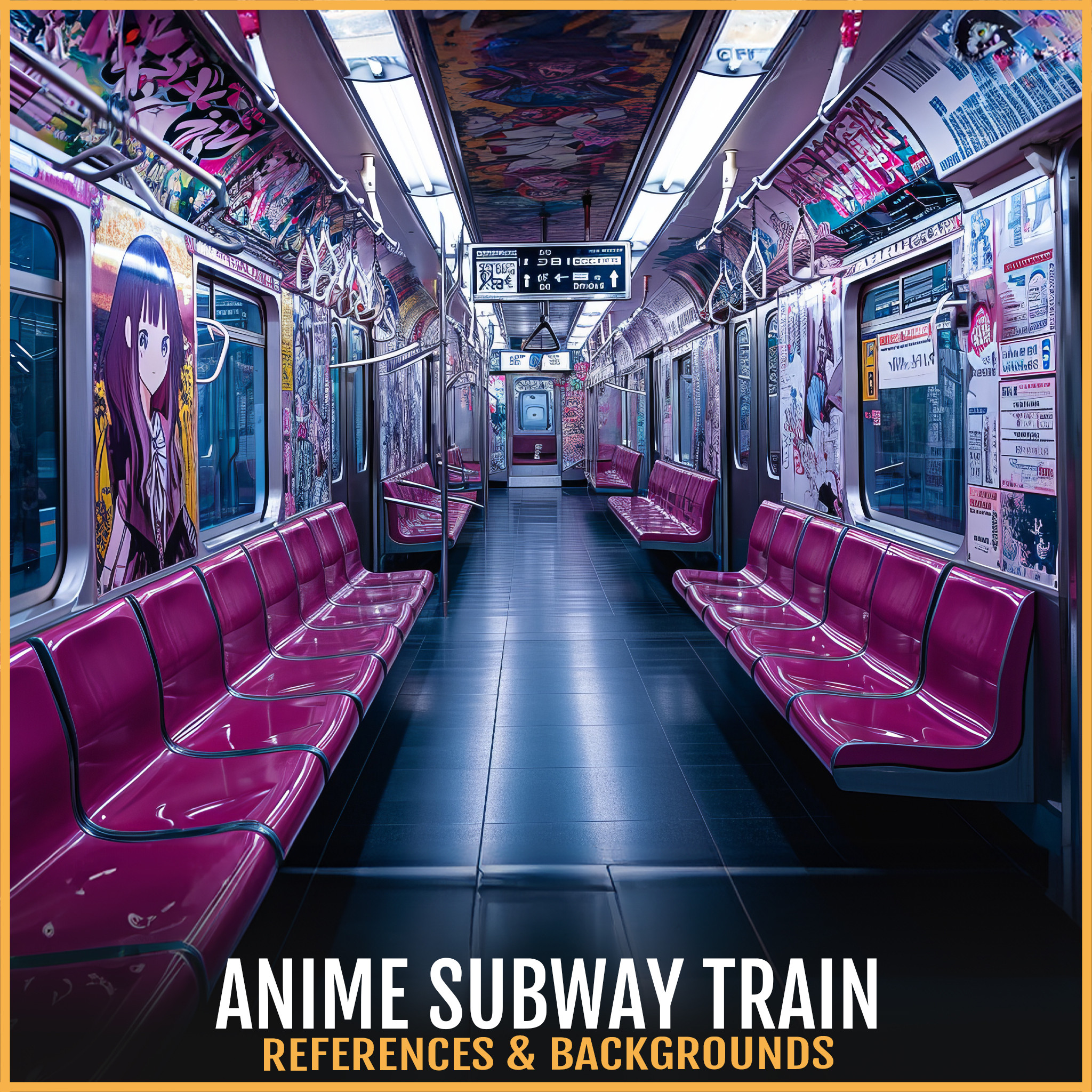 Anime Subway Background
