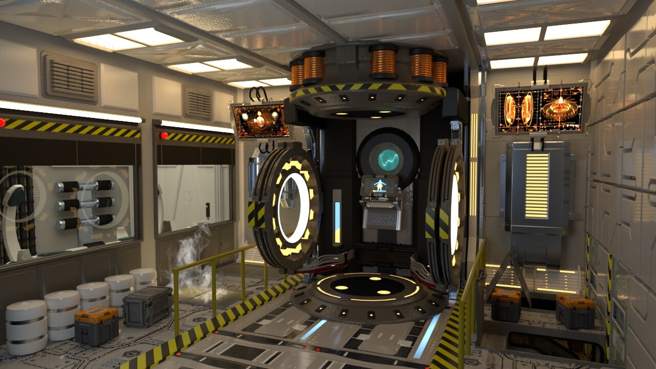 ArtStation - a little SciFi Design Study for a Mini-Movie Project