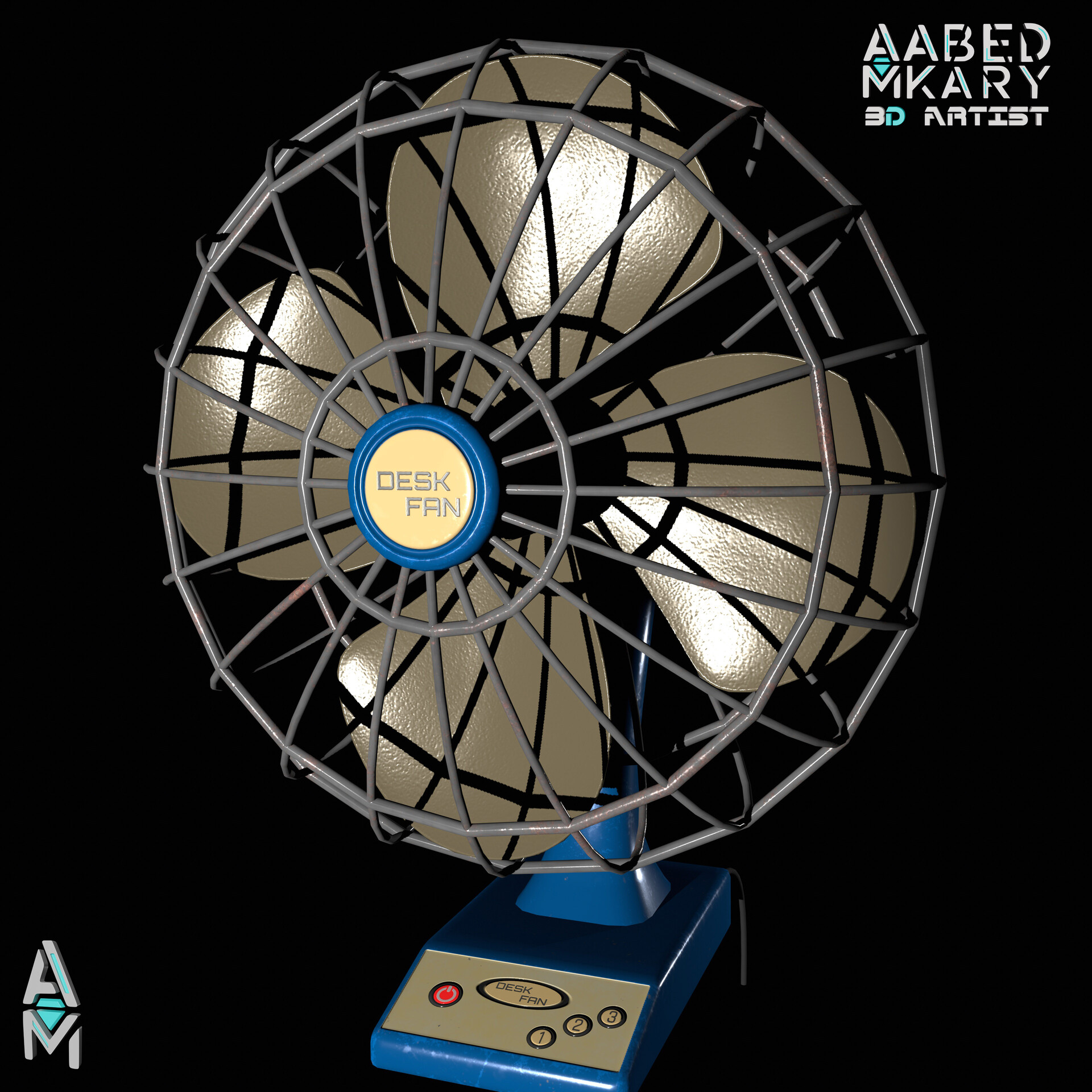 ArtStation - Desk Fan