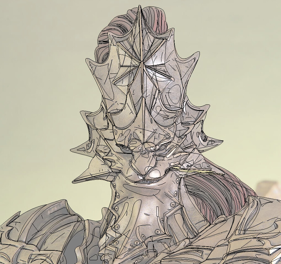 how to draw dragon slayer ornstein