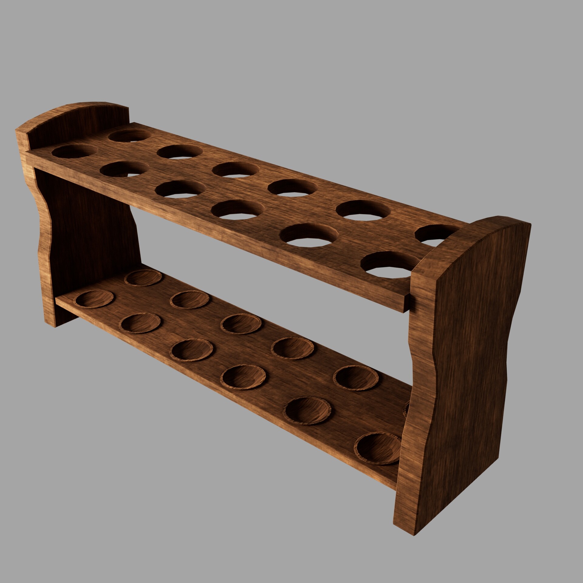 ArtStation - Stylized Test Tube Rack