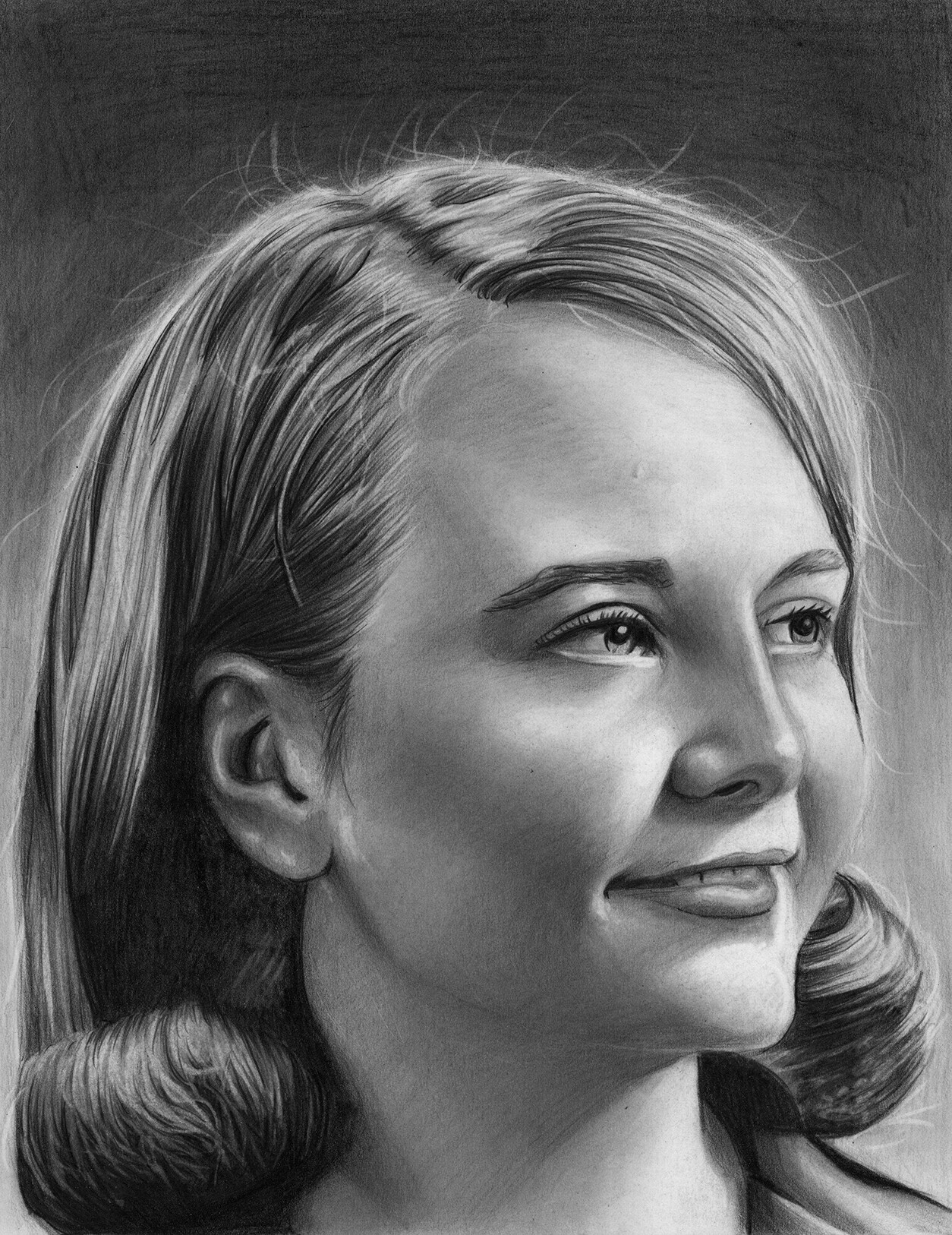 ArtStation - Graphite portrait commission