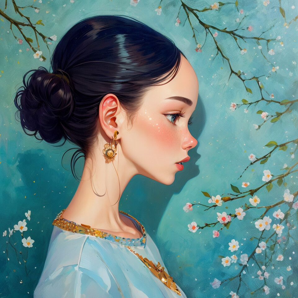 ArtStation - Thinking happiness