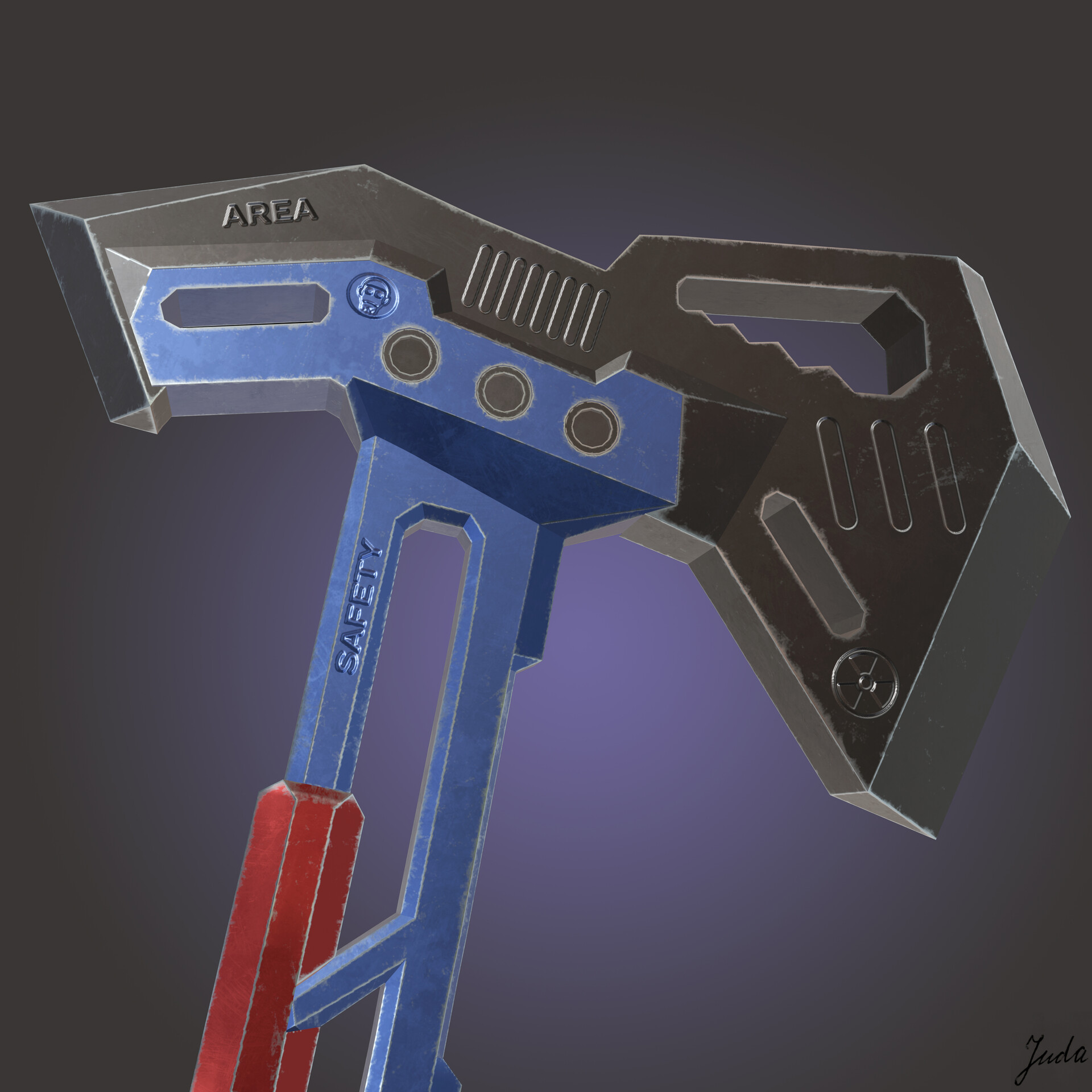 ArtStation - Cyberpunk axe