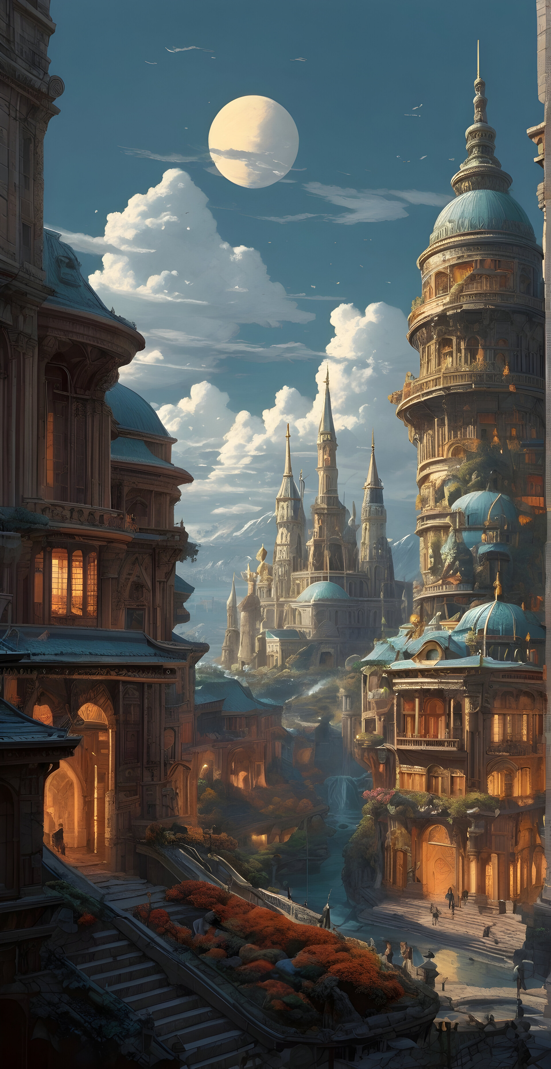 PixelForge - Timeless Fusion: City of Wonders