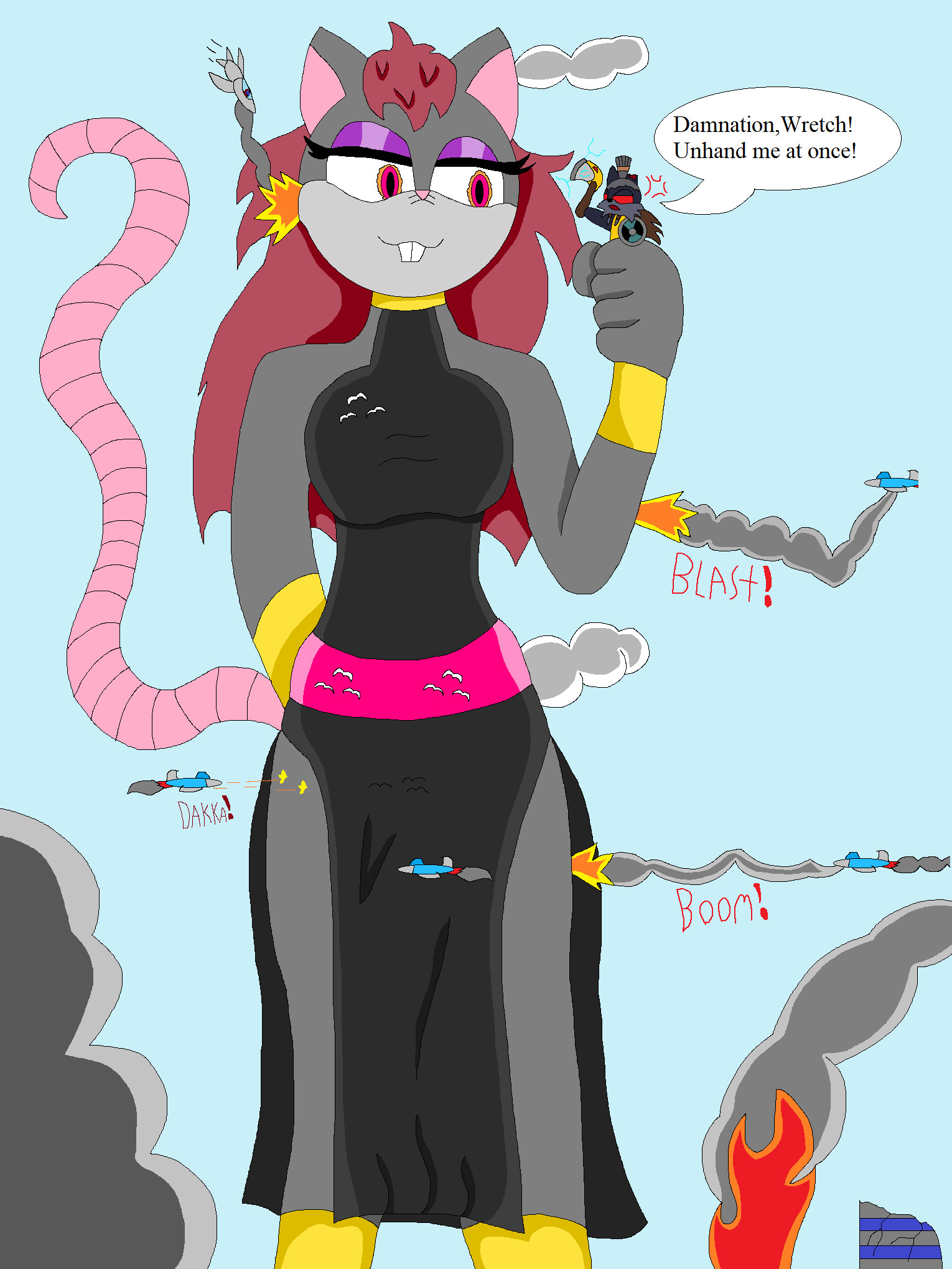 ArtStation - Destroya Has God Grief In Her Grasp