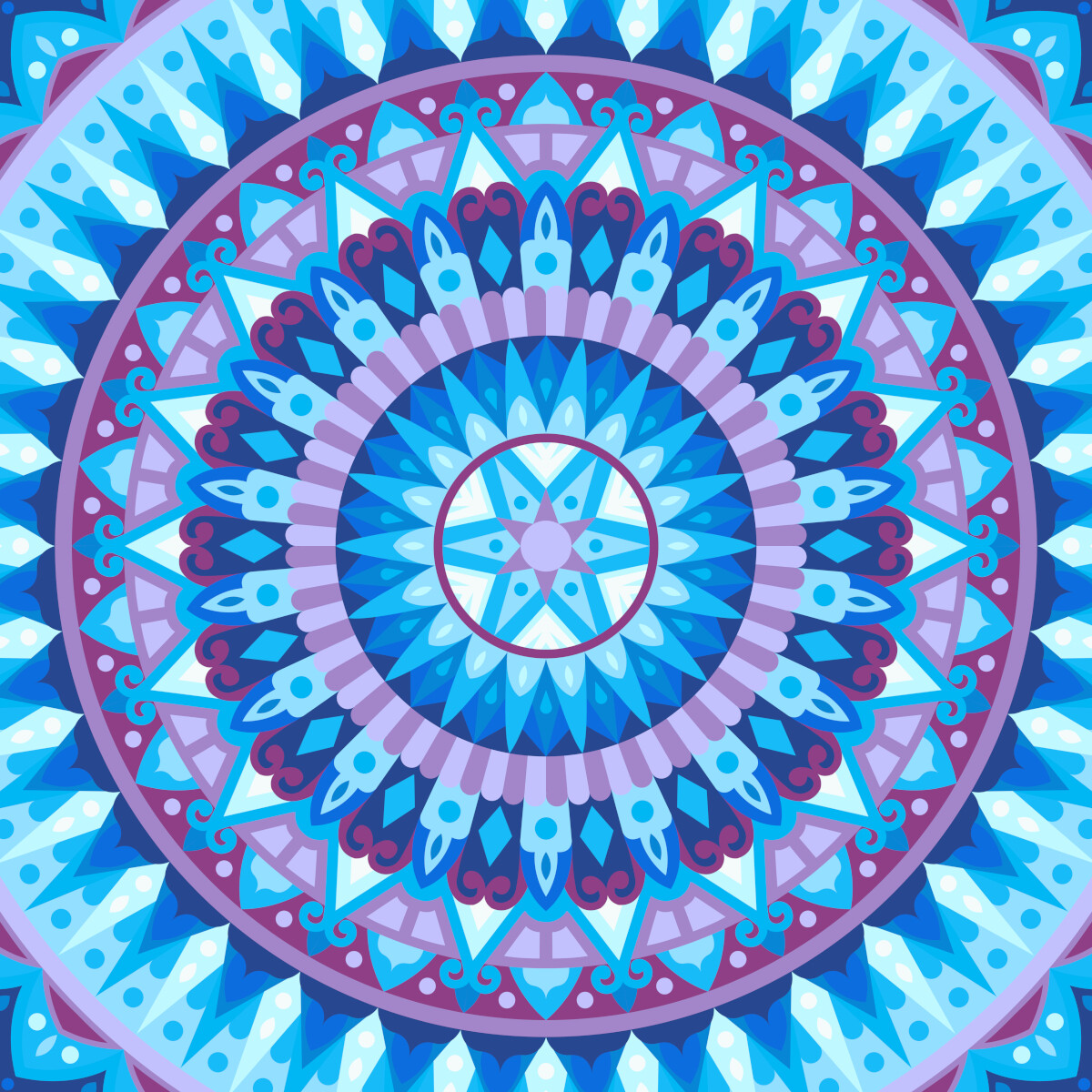 ArtStation - Winter Mandala