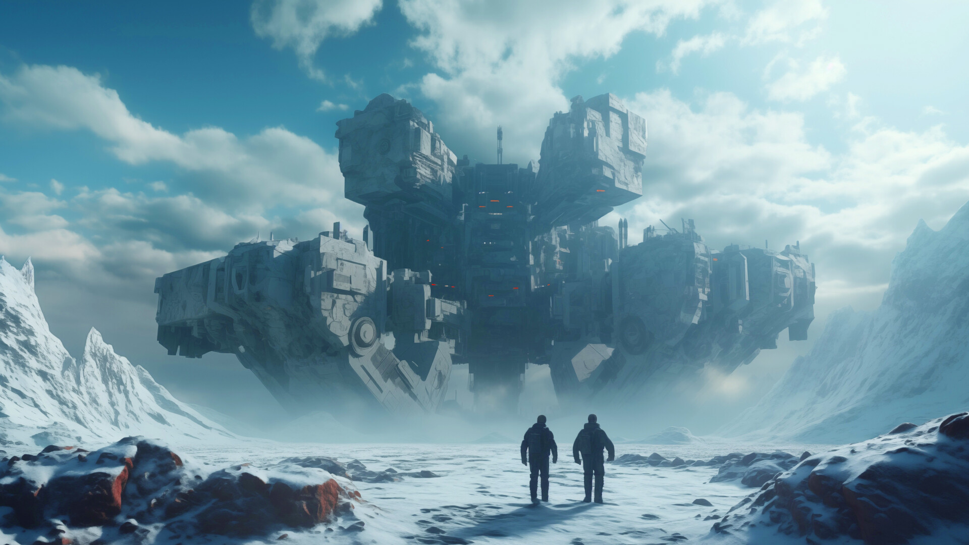 ArtStation - Snow Base