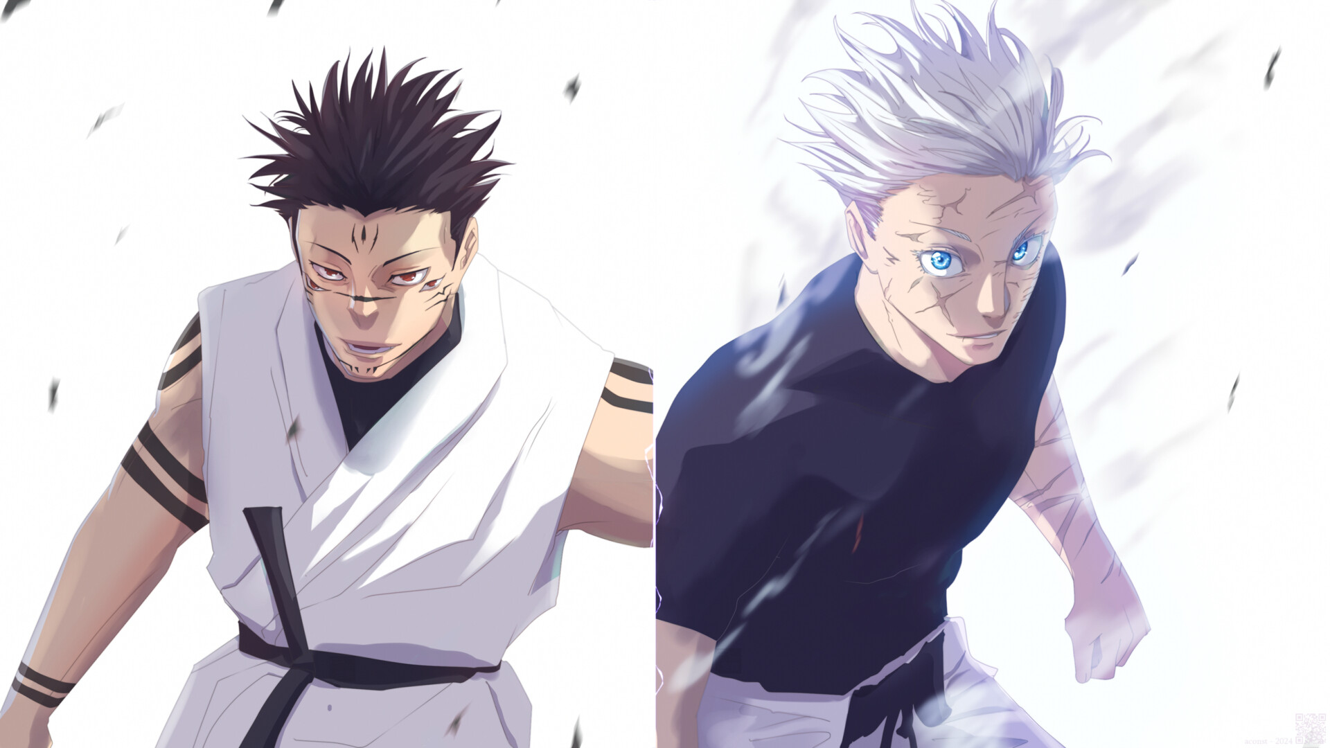 ArtStation - Jujutsu Kaisen 226 - Gojo vs Sukuna (SPOILER ALERT)