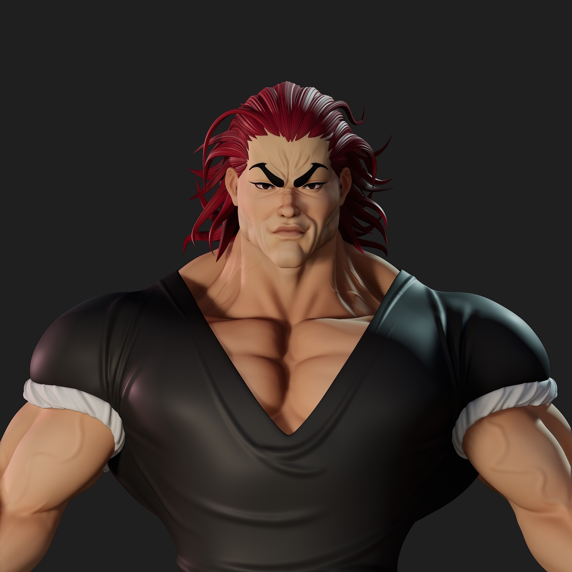 ArtStation - The Ogre - Hanma Yujiro