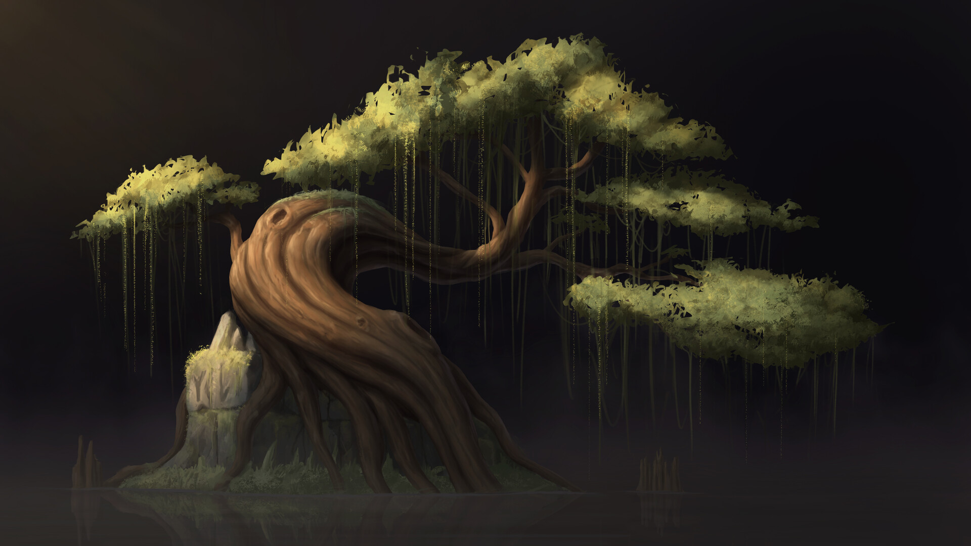 ArtStation - Magic Tree concept