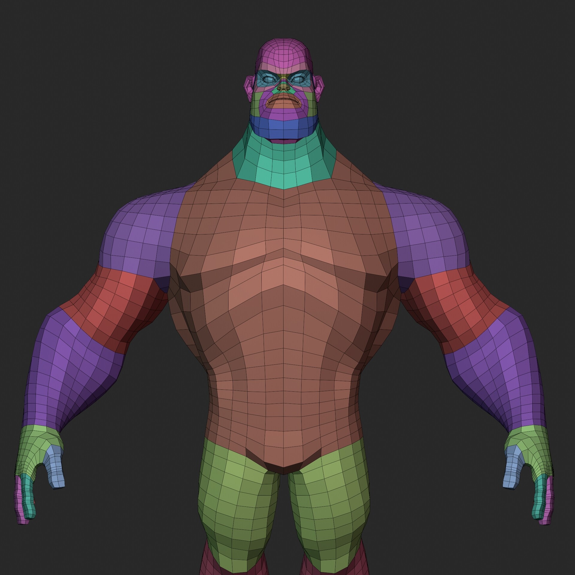 George Zaky - Cartoon Hero Lowpoly Basemesh v1