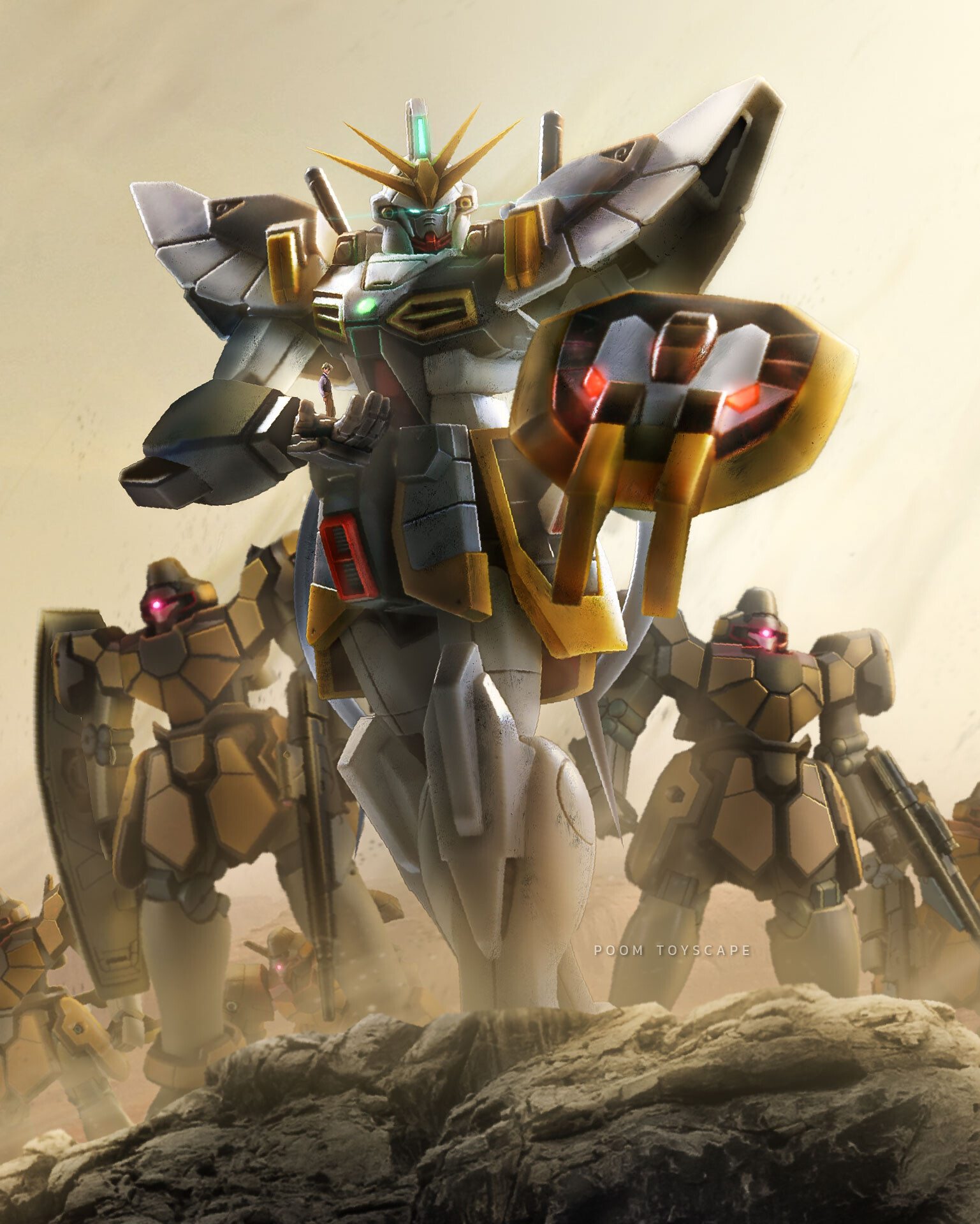 ArtStation - Gundam Sandrock-Quatre Raberba Winner