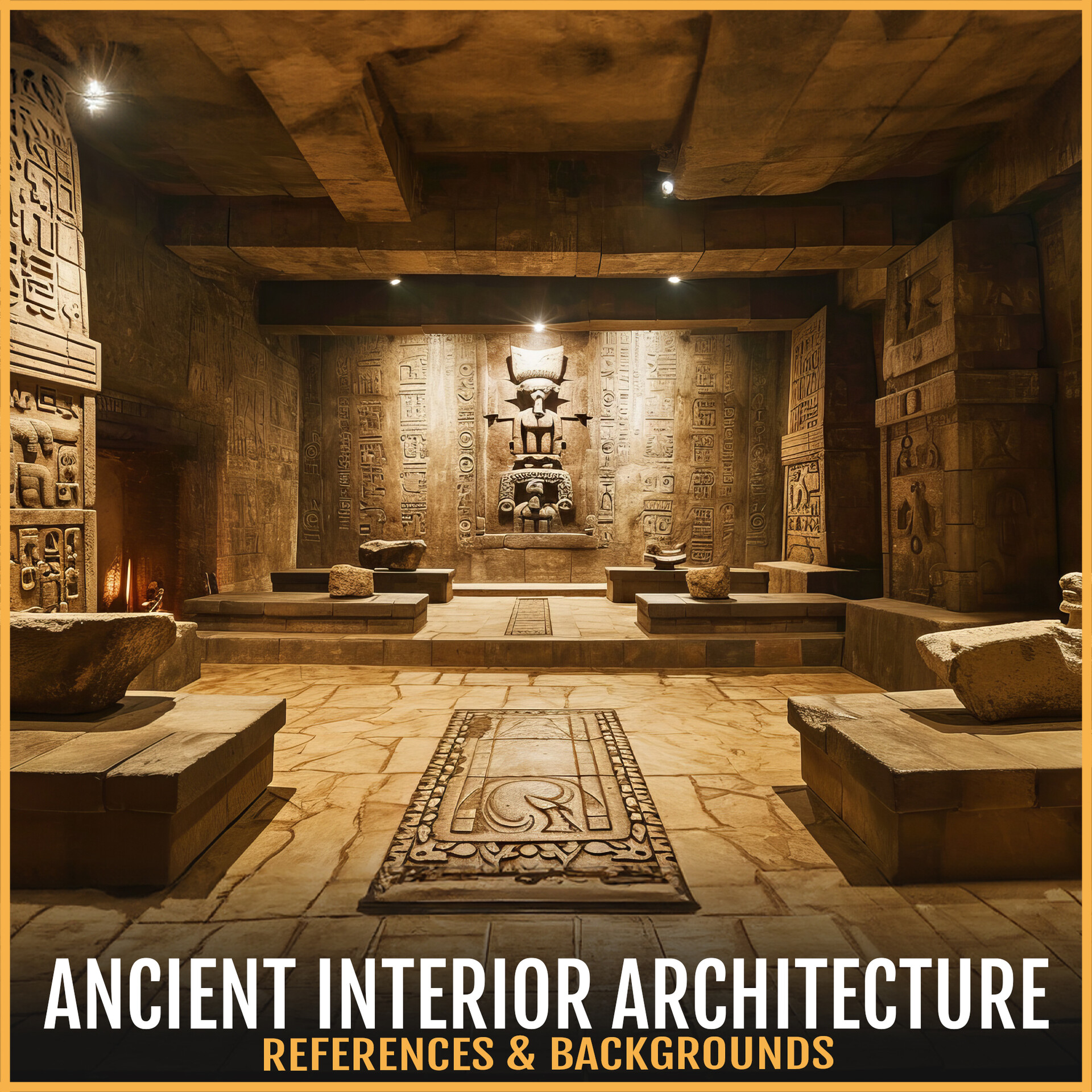 ArtStation - 202 Ancient Interior Architecture