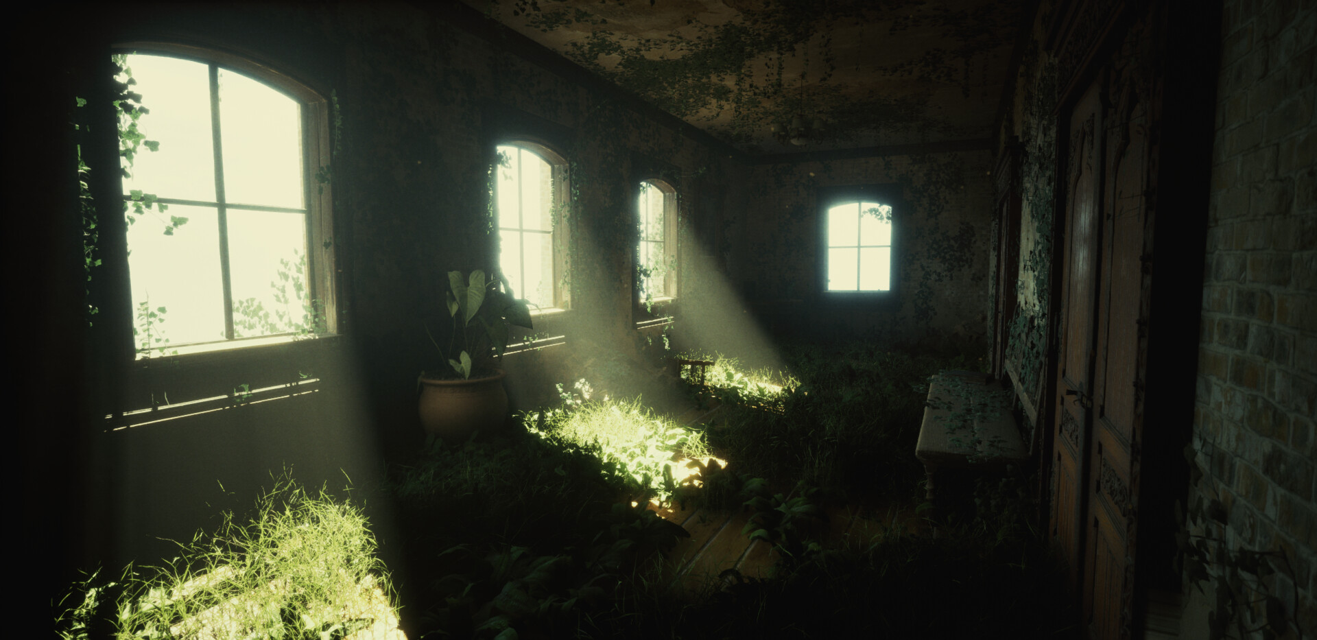 ArtStation - Postapocaliptic TLOU inspired room