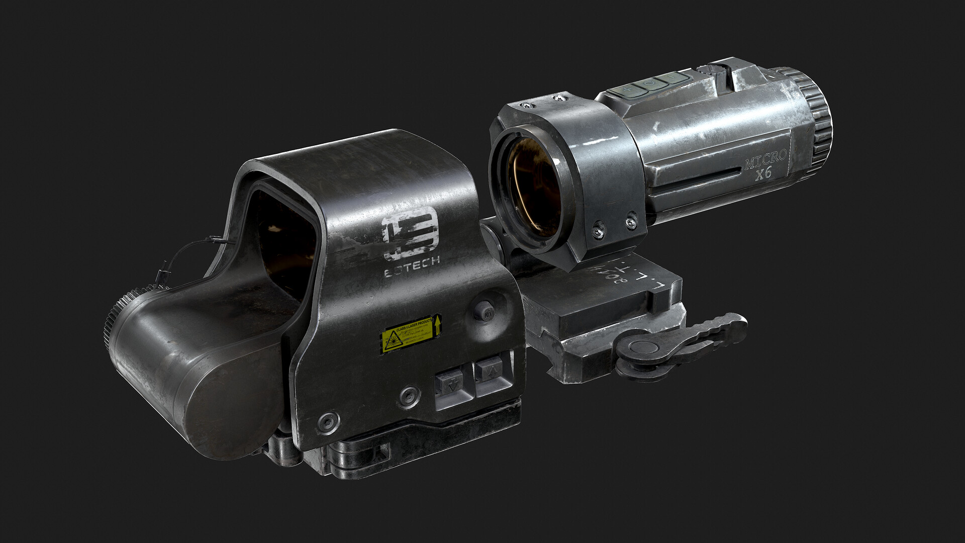 ArtStation - EOTech EXPS3 with Vortex Micro6X Magnifier