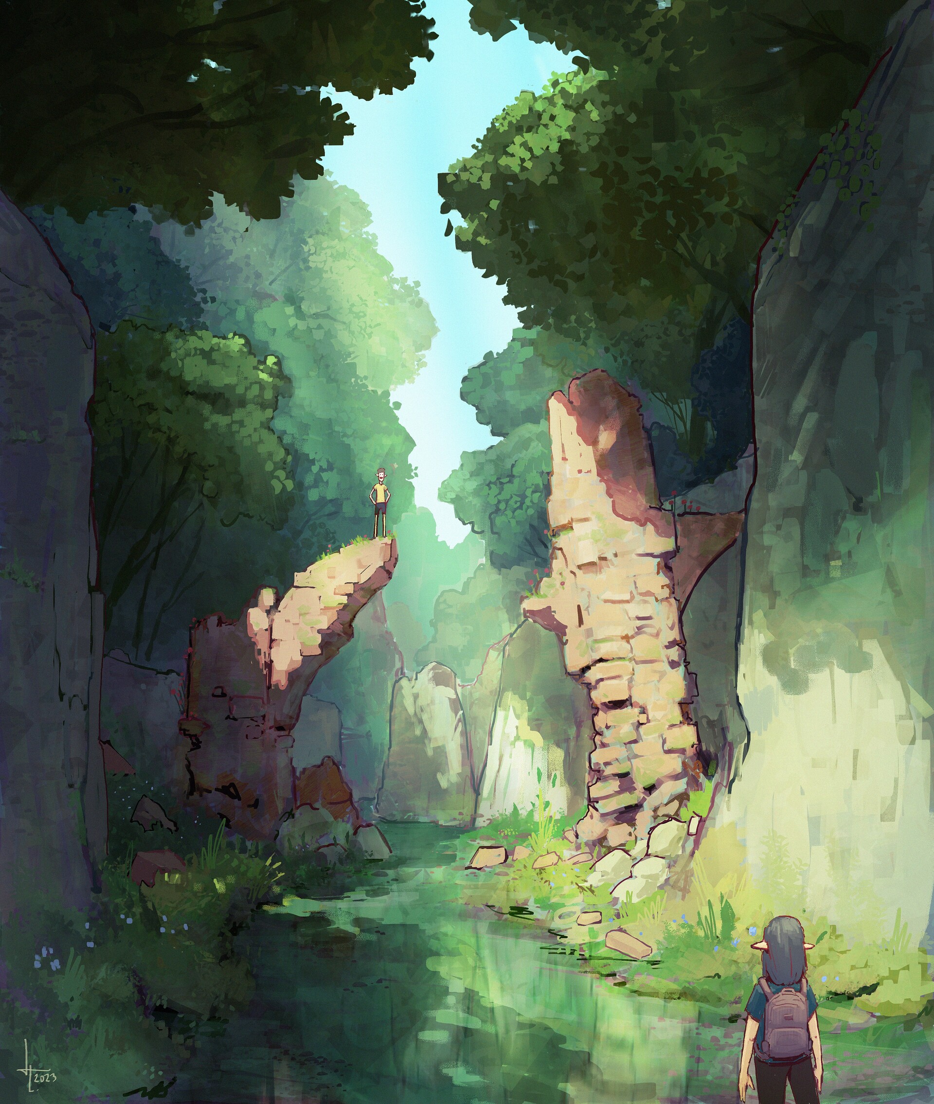 ArtStation - Broken Bridge