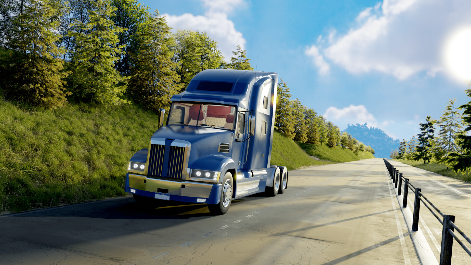 ArtStation - Low Poly Truck Render