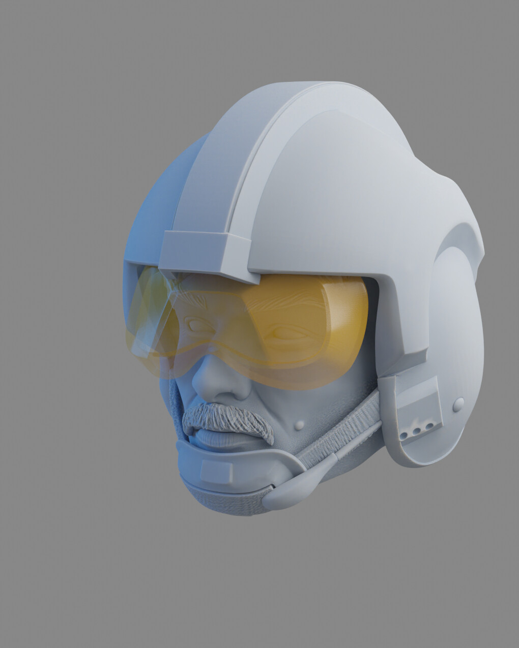 Craig Smith - Biggs Darklighter (Garrick Hagon) 1/12 Head sculpt - Star ...