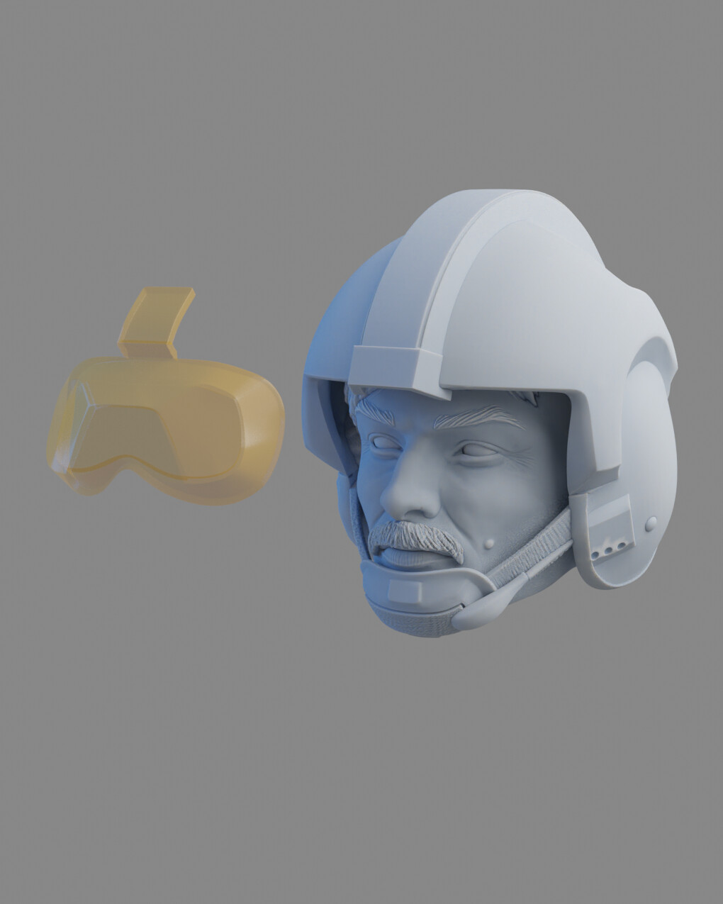 Craig Smith - Biggs Darklighter (Garrick Hagon) 1/12 Head sculpt - Star ...