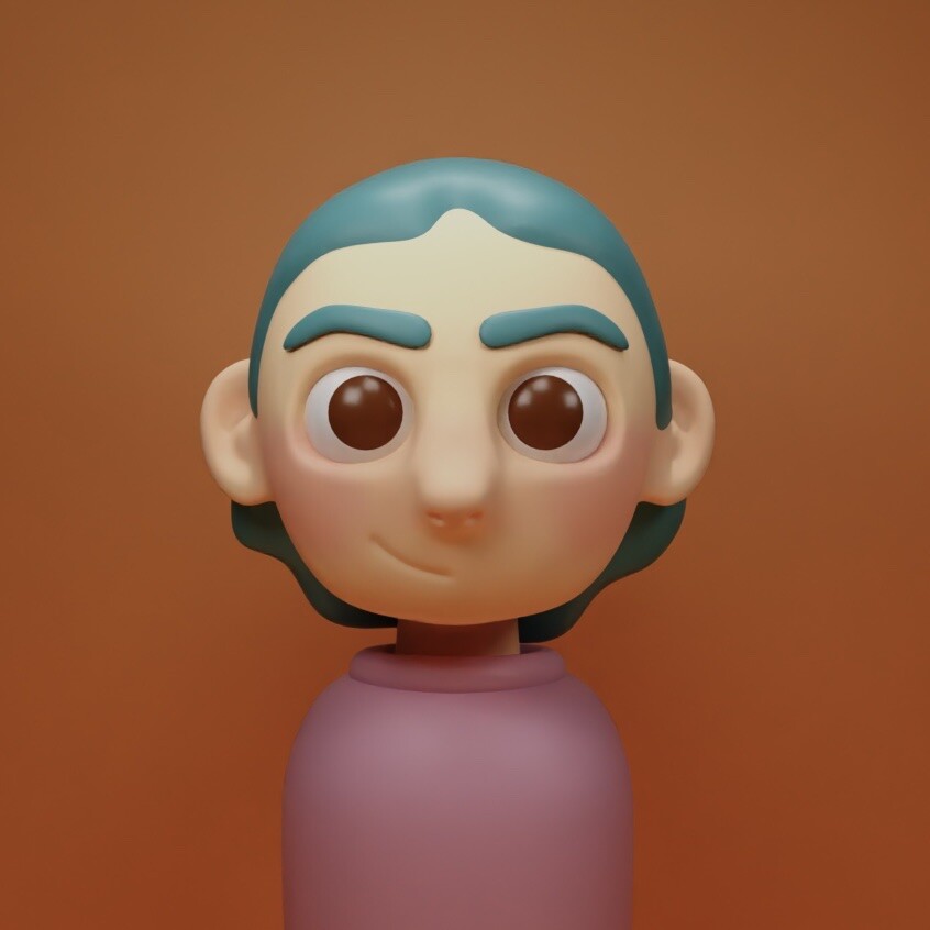 ArtStation - First 3D character render.