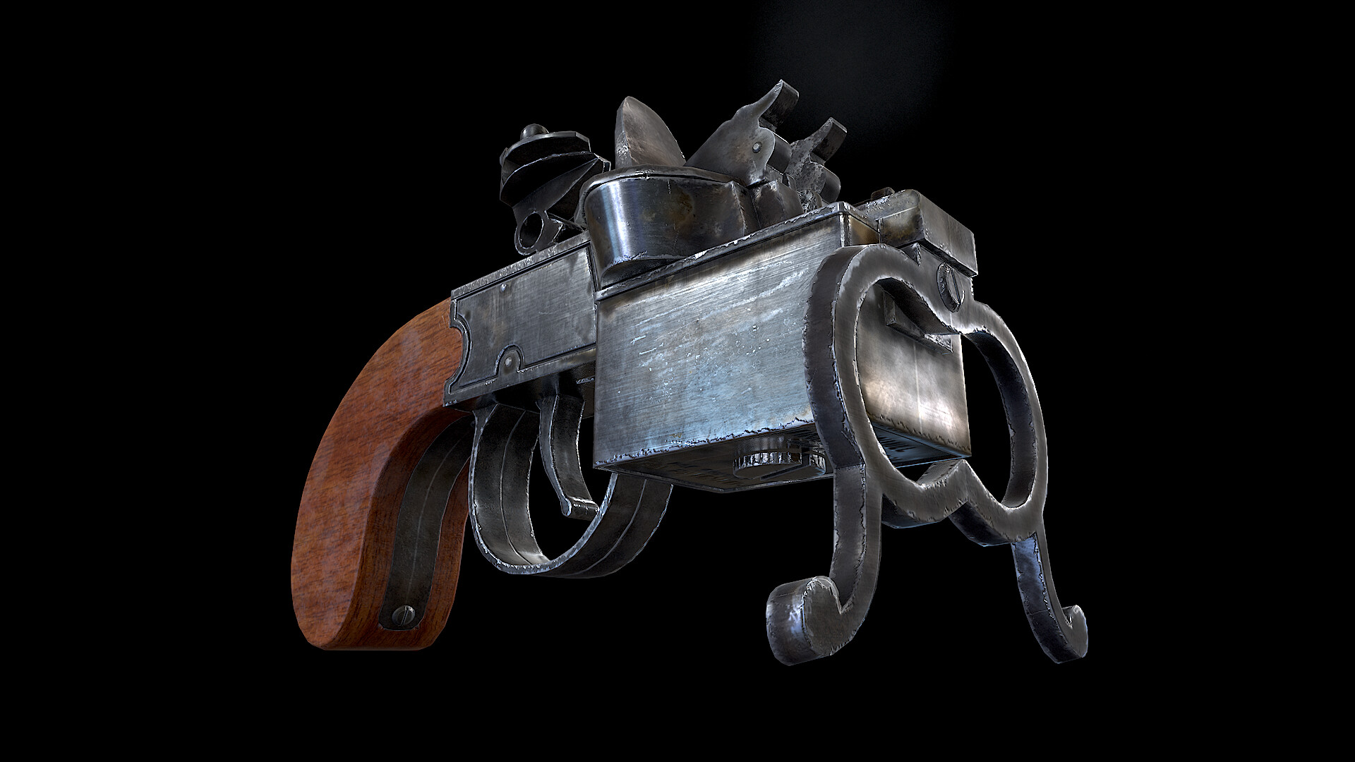 ArtStation - Dunhill Tinder Pistol Lighter