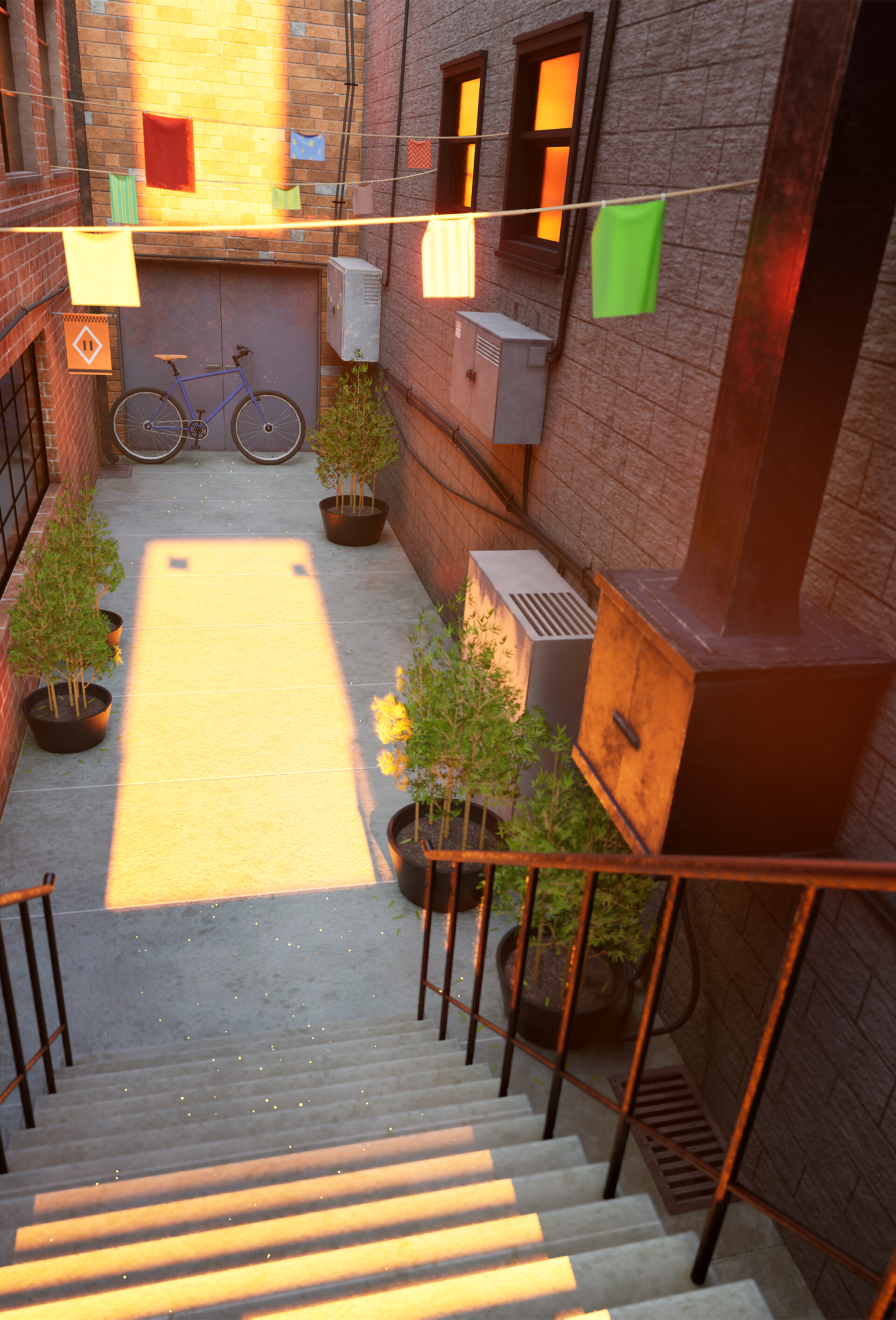 ArtStation - Sunset Alley