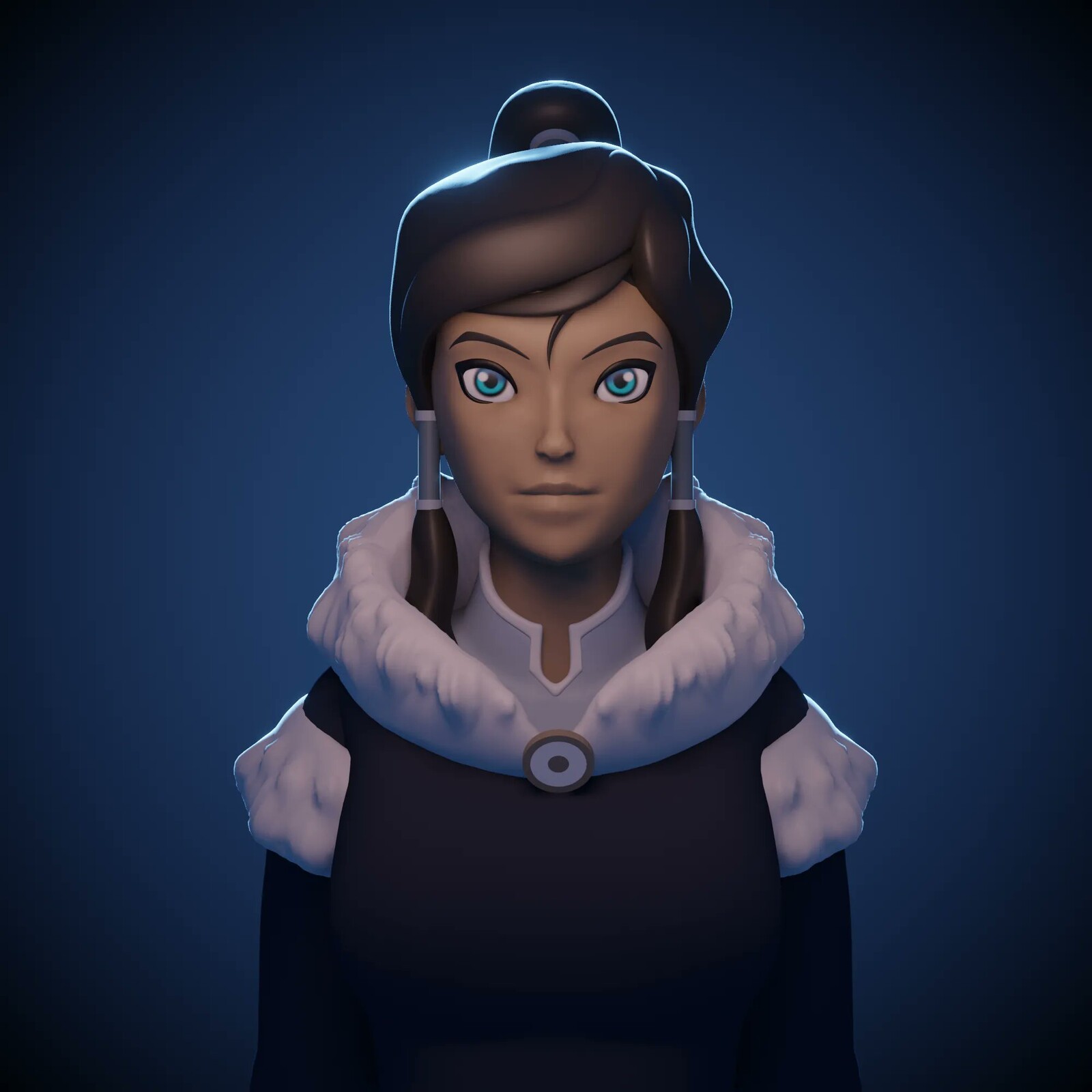 Sigrid Amazona - Korra 3D Model