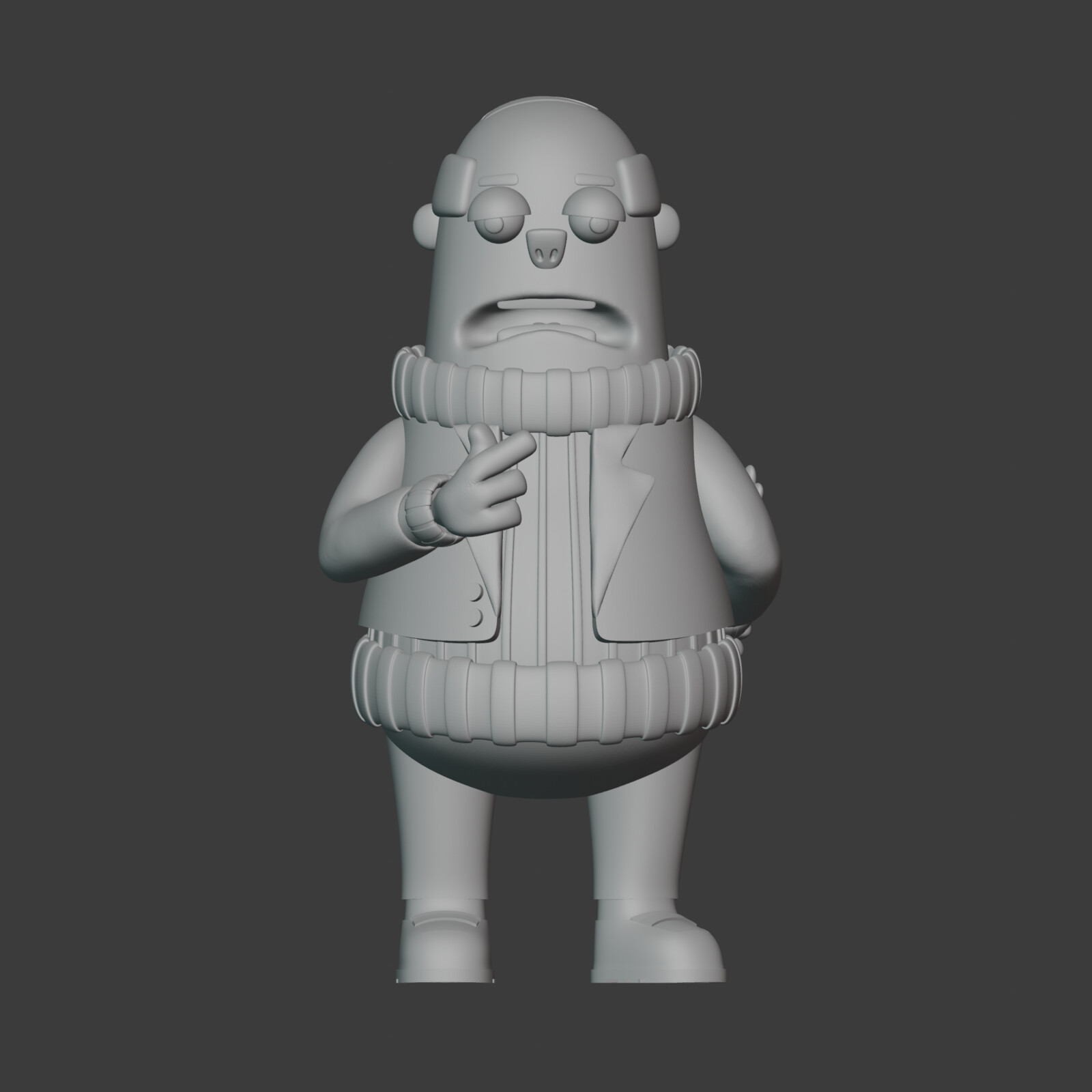 Sigrid Amazona - Zombie Figure 3D