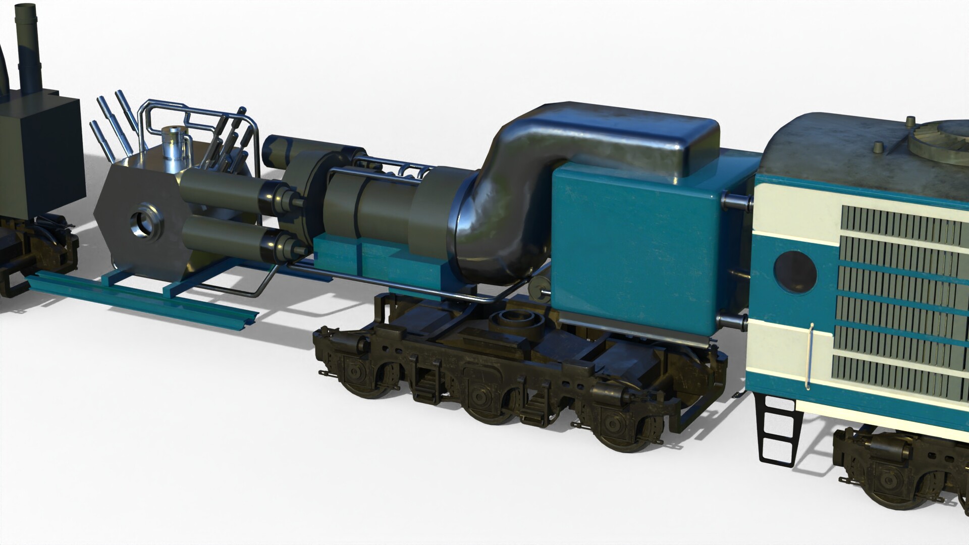 Tim Samedov - X-12 atomic locomotive concept