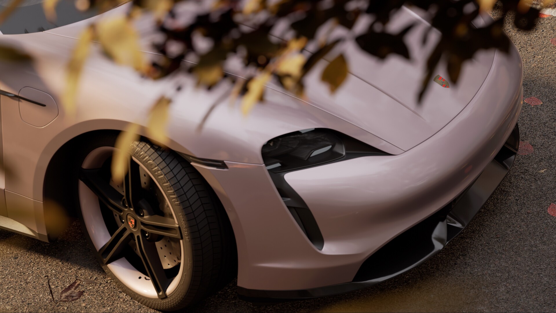 ArtStation - Porsche AG Taycan in Frozen Berry Metallic (S-GO 380E)