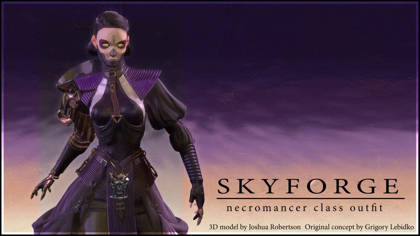 ArtStation - Skyforge Necromancer