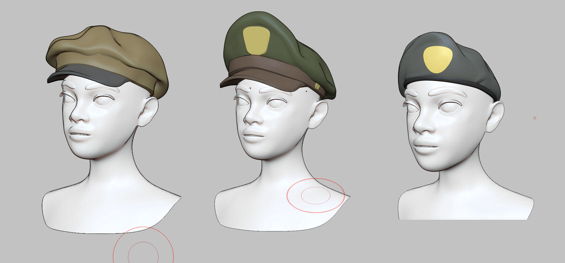 ArtStation - some random character assets