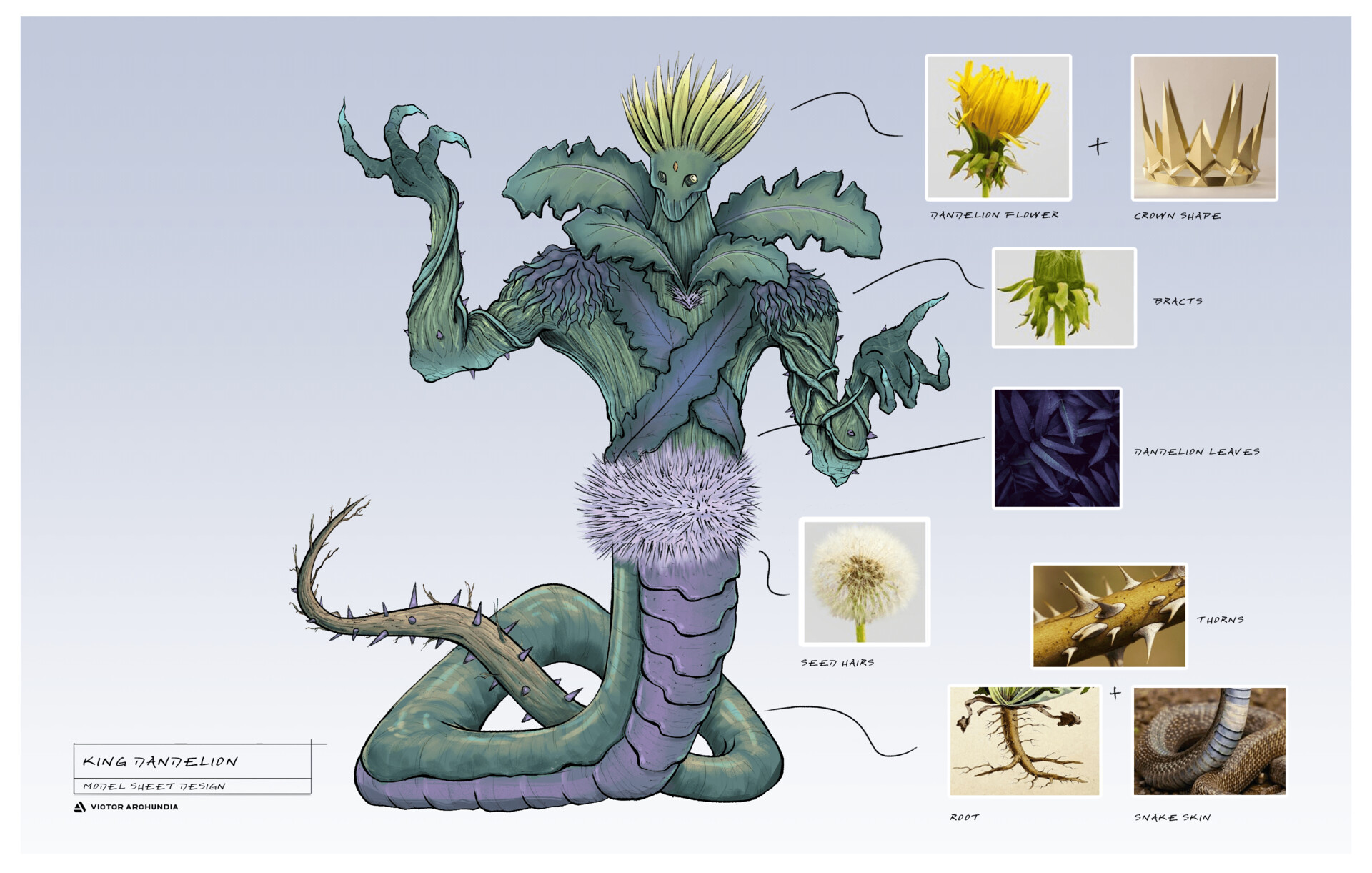 ArtStation - The Dandelion King and his animals Creature Design