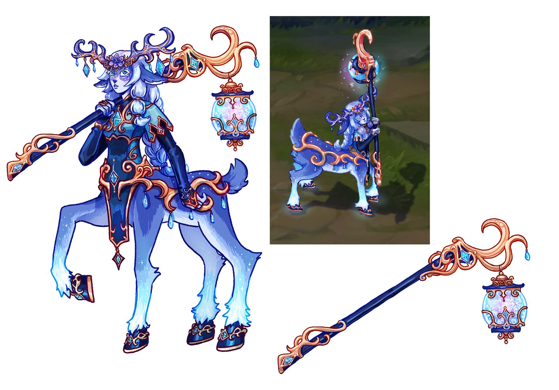 ArtStation - Winterblessed Lillia and Cafe cuties Briar