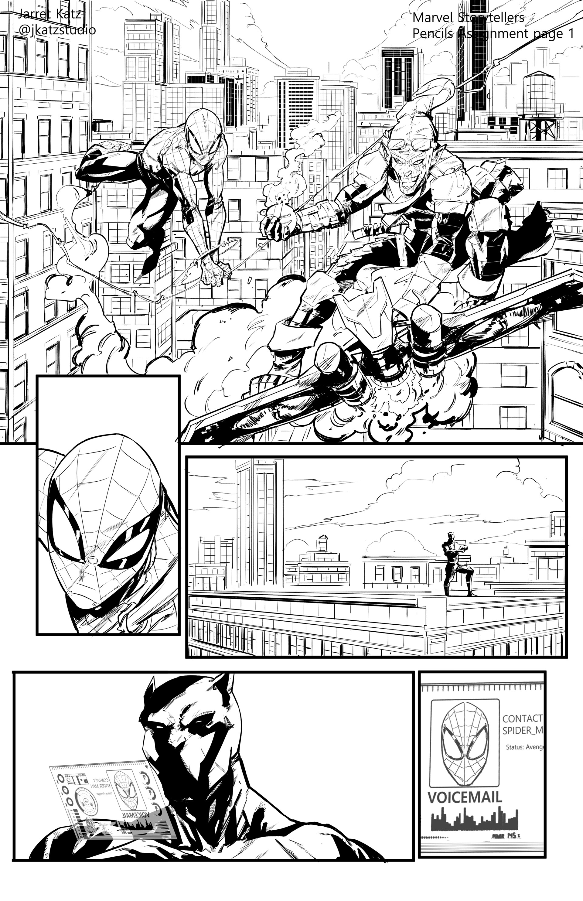 ArtStation - Proko Marvel Storytellers Comic Book Pages