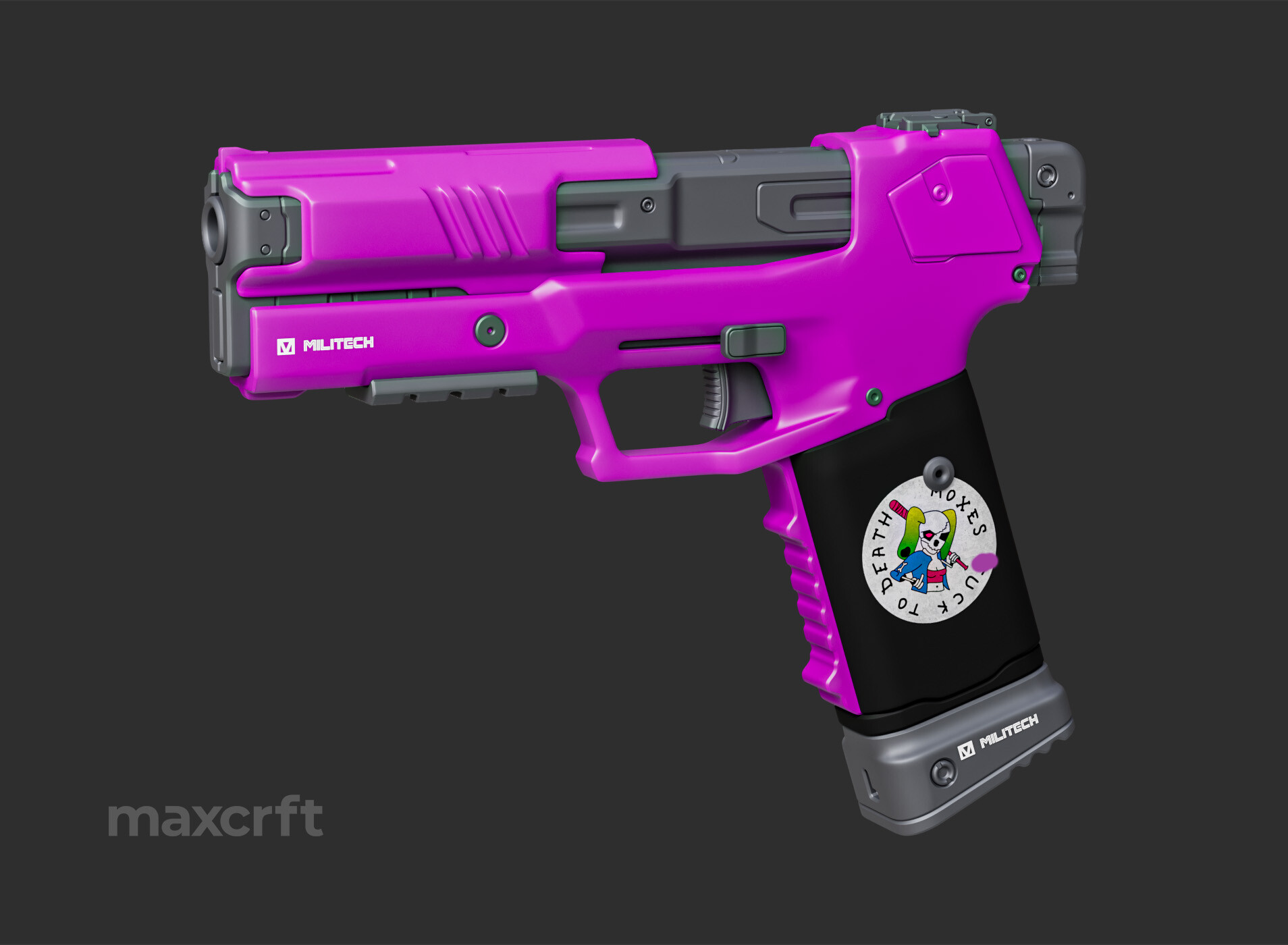 ArtStation - Lizzy, unique Cyberpunk weapon