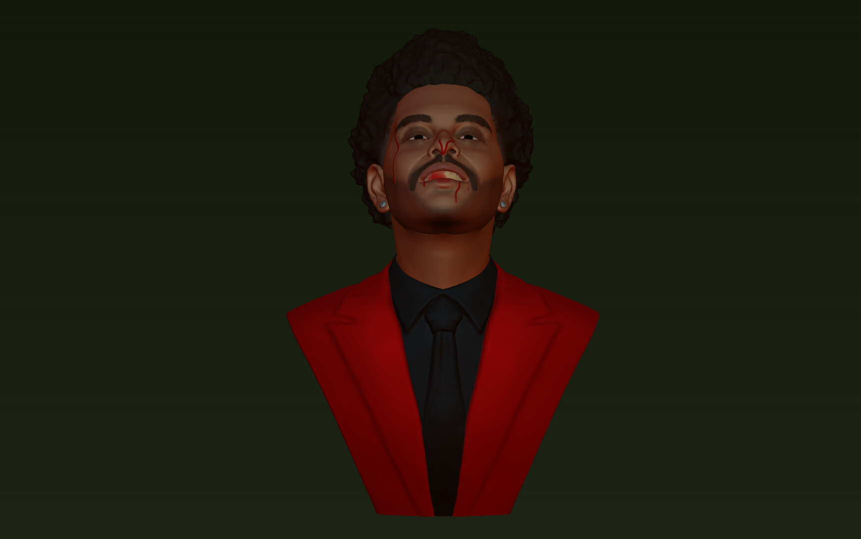 ArtStation - The Weeknd - After Hours inspired figure (exchangeable heads)