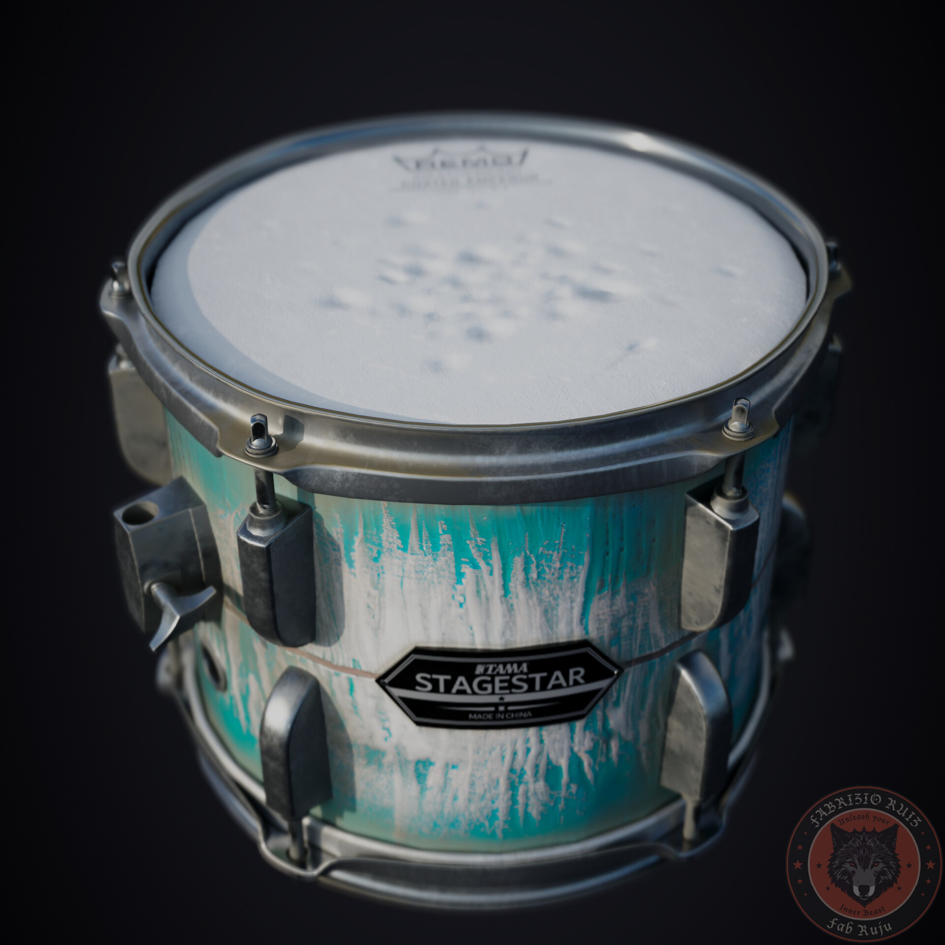 ArtStation - Drum Tom Prop