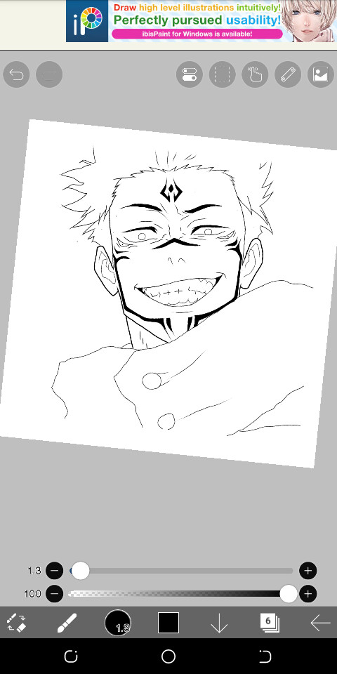 David Sk3tch - Jujutsu Kaisen fan art : Ryomen Sukuna