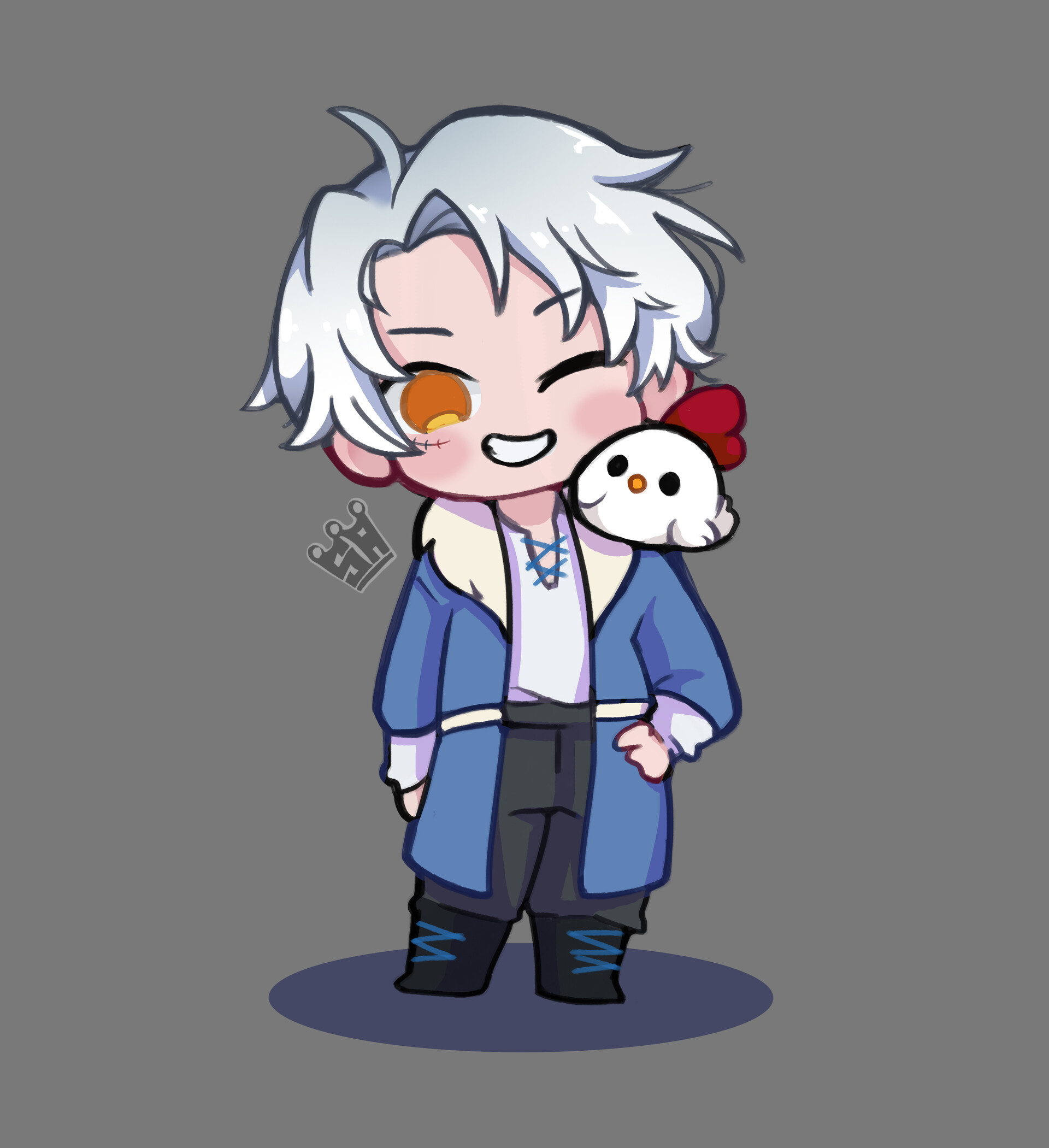 ArtStation - Handsome boy CHIBI