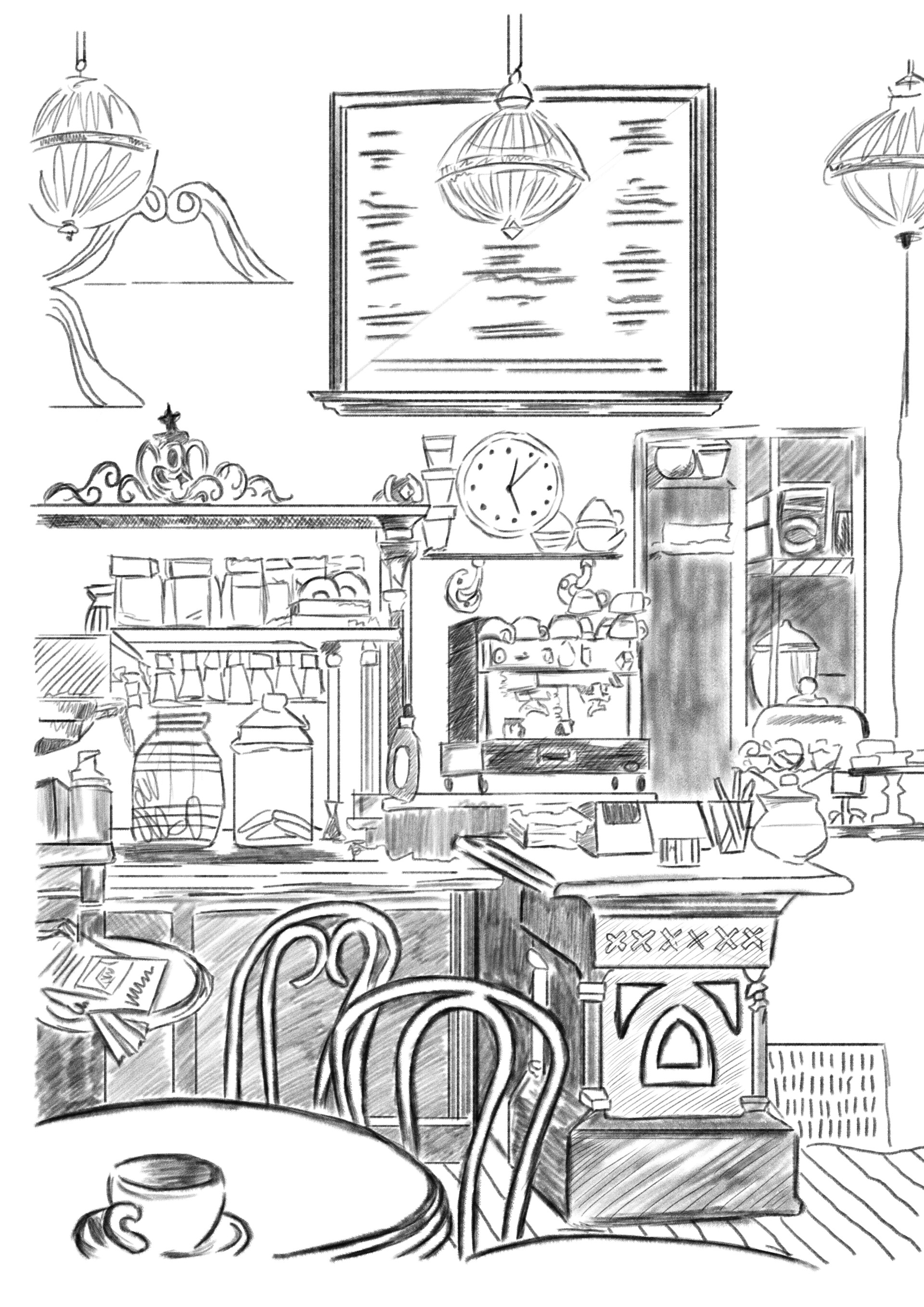 ArtStation - Coffee House Vibe