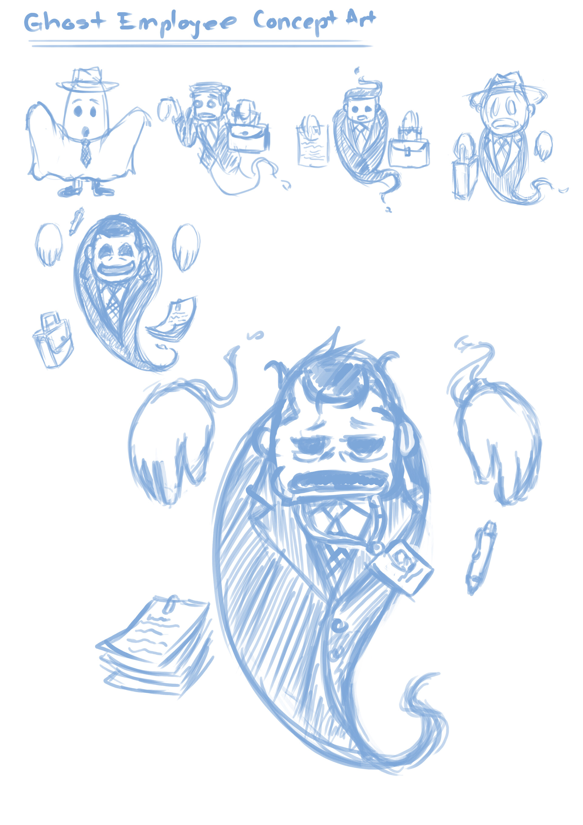 ArtStation - Ghost Employeeeeeeee!