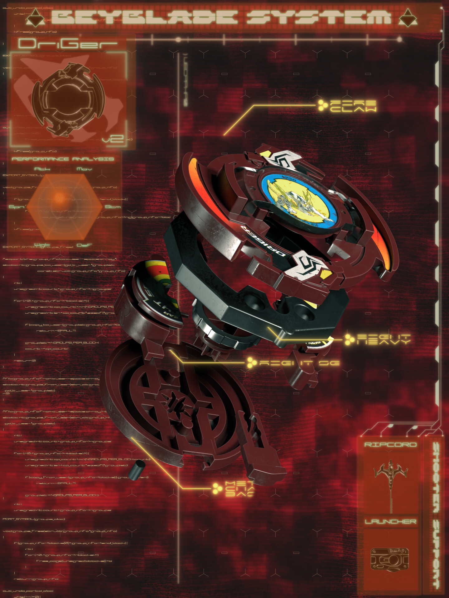 ArtStation - 2001 BEYBLADE custom