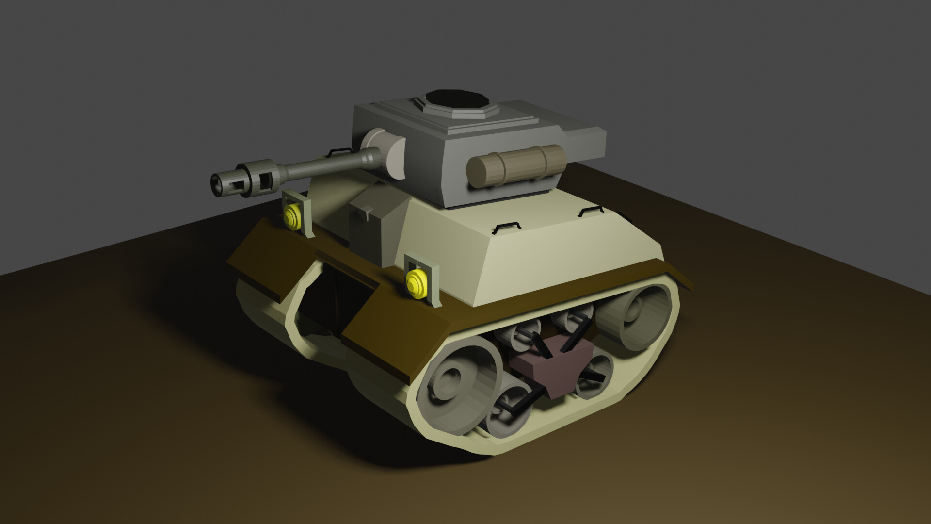 ArtStation - Low Poly Tank