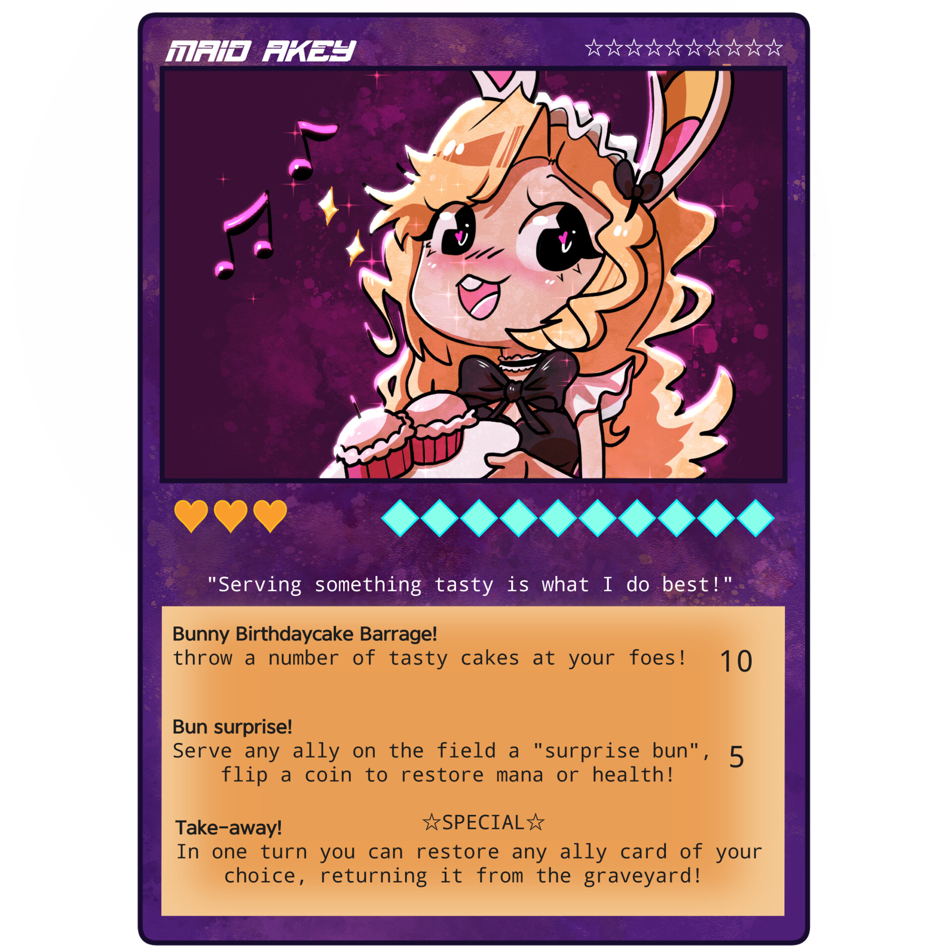 ArtStation - Spoof card - Maid Akey