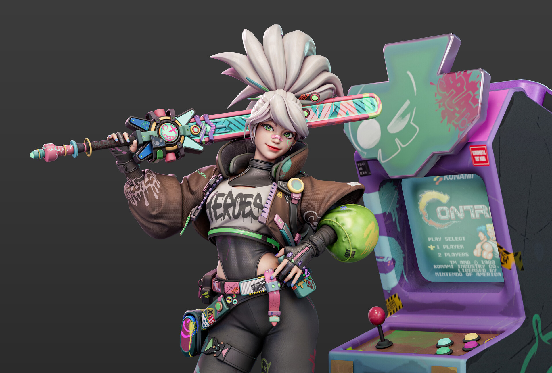 ArtStation - GAME GIRL